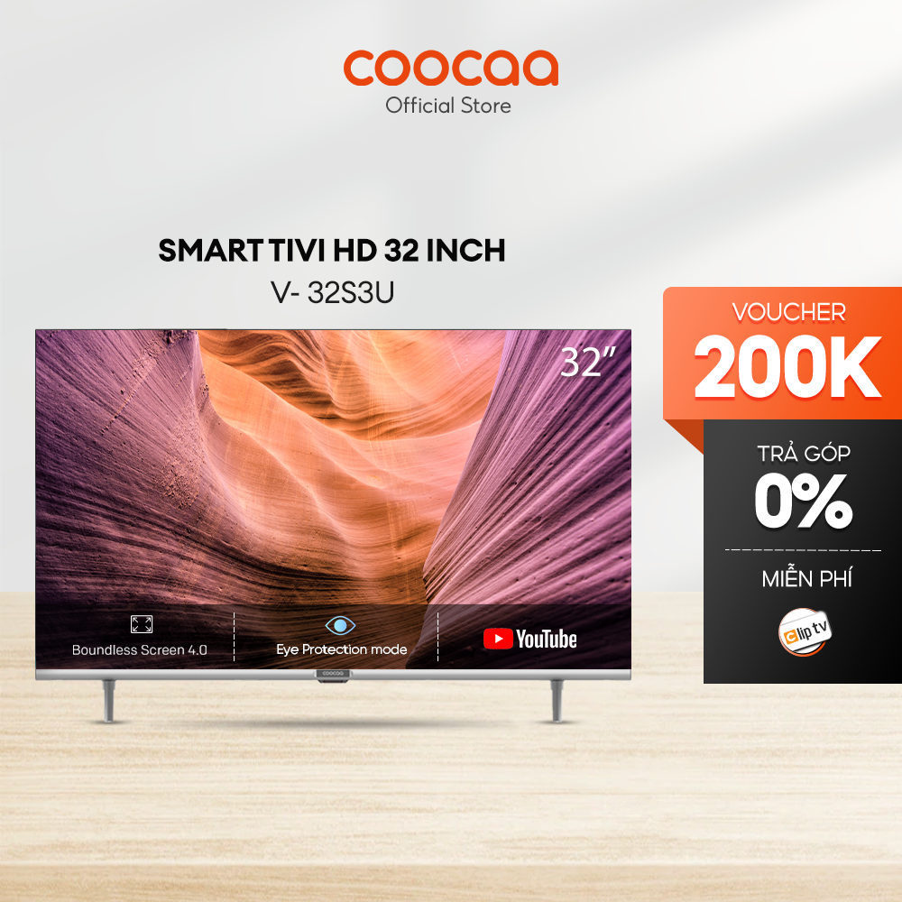 Tivi 32 inch Giá Rẻ SMART TV HD Coocaa 32 inch - Wifi - viền mỏng ...