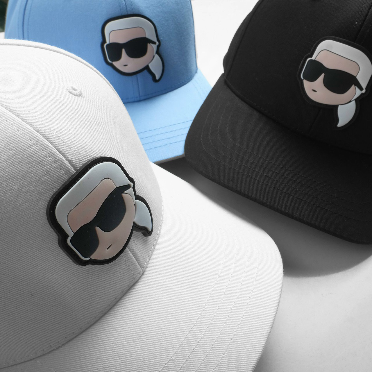 Mũ lưỡi trai Nón kết Karl Graphic Cao cấp Unisex Vải kaki Logo Silicon ...