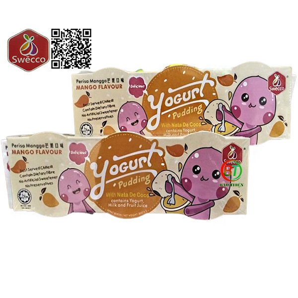 Thạch Pudding Yogurt lốc 240g (80g x 3 hộp) - MixASale