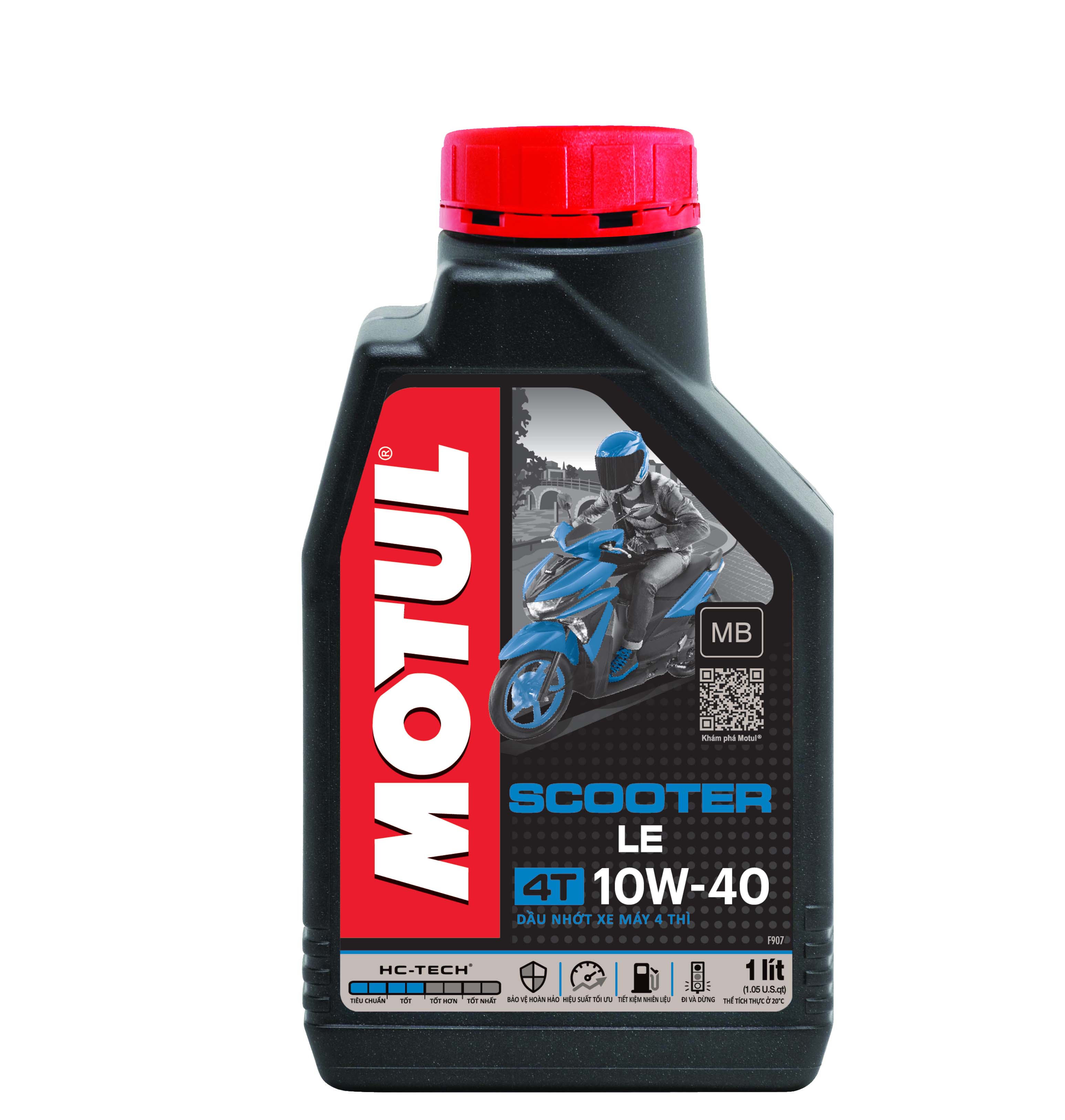 Nhớt xe tay ga Motul Scooter LE 4T 10W40 1 Lít [Mua 5 tặng 1 phểu ...