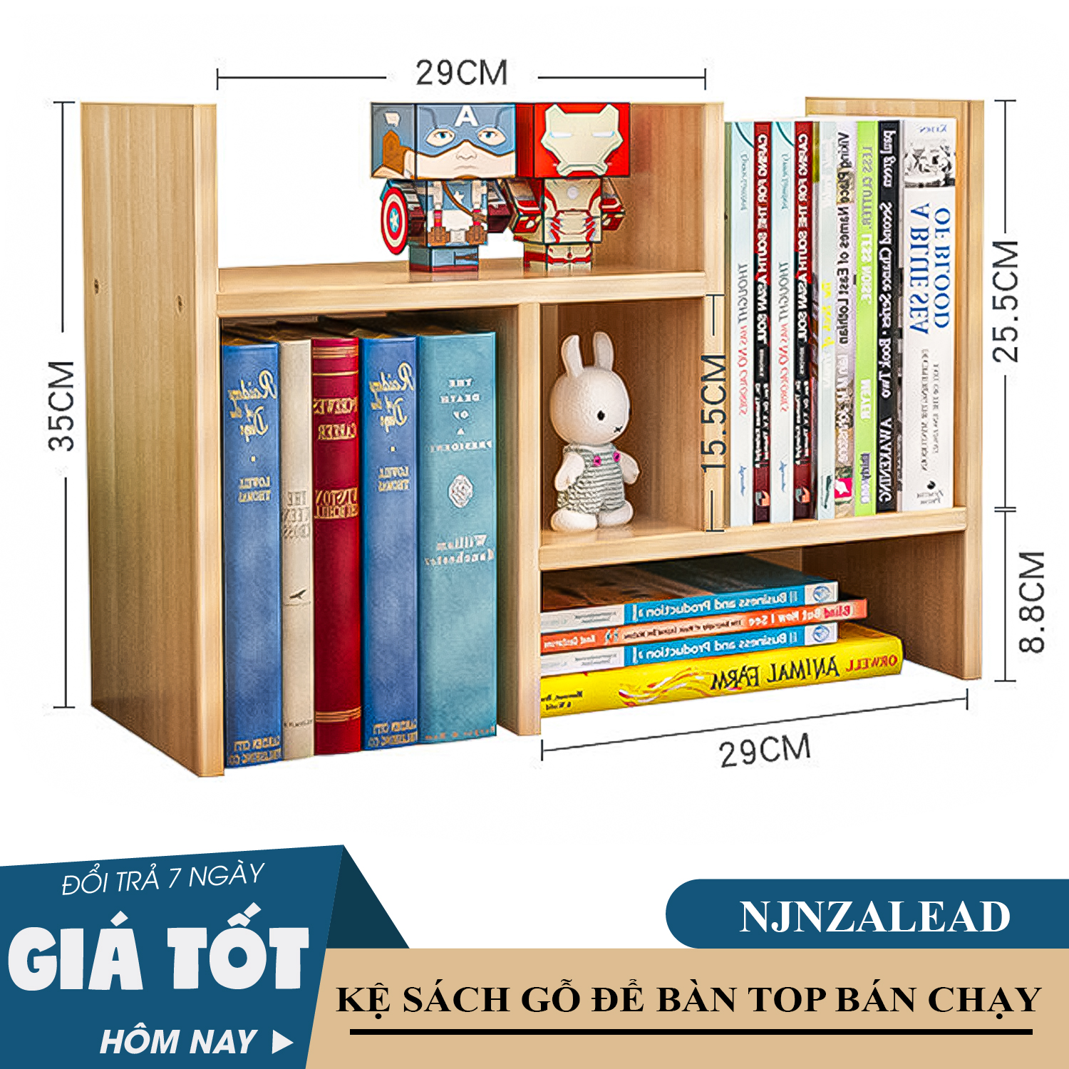 Kệ Sách, Giá Sách, Kệ Sách Để Bàn, Kệ Sách Mini 5 Tầng Cao Cấp Tuỳ ...