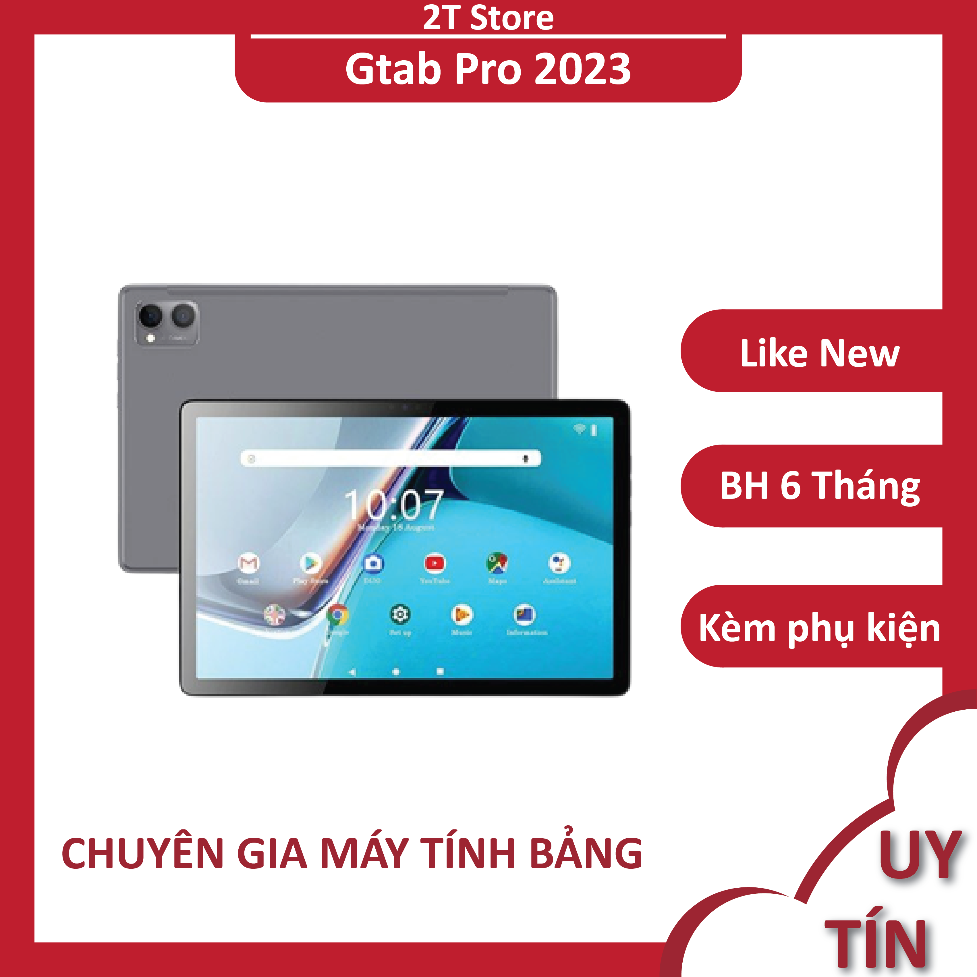 Máy tính bảng Gtab 10 Pro 2023 ram 8128GB màn hình sắc nét hỗ trợ ...