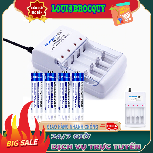 Sạc Pin Đa Năng AA AAA 9V C D BESTON C906W Sạc nhanh tự ngắt đèn báo ...