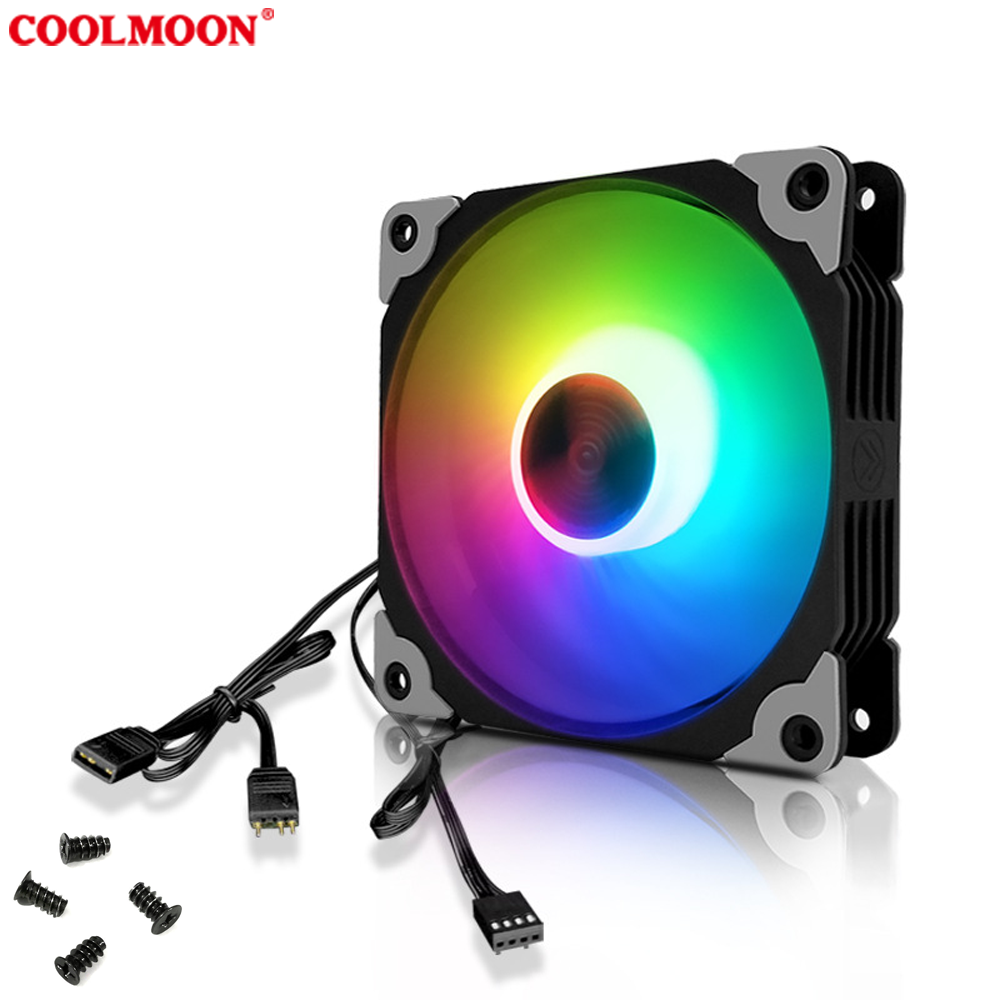 Quạt tản nhiệt, Fan Led ARGB Coolmoon - Led ARGB Sync Main 3 Pin 5V ...