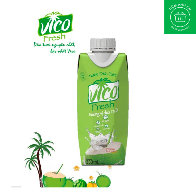Nước dừa VICO FRESH ACP đóng hộp các vị | Lazada.vn