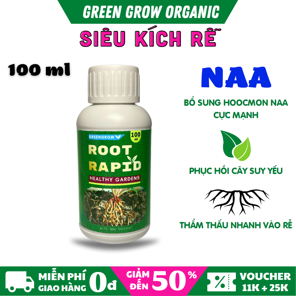 Thuốc kích rễ Root Rapid 100ml, Siêu kích rễ ra rễ cực mạnh, kích thích ...