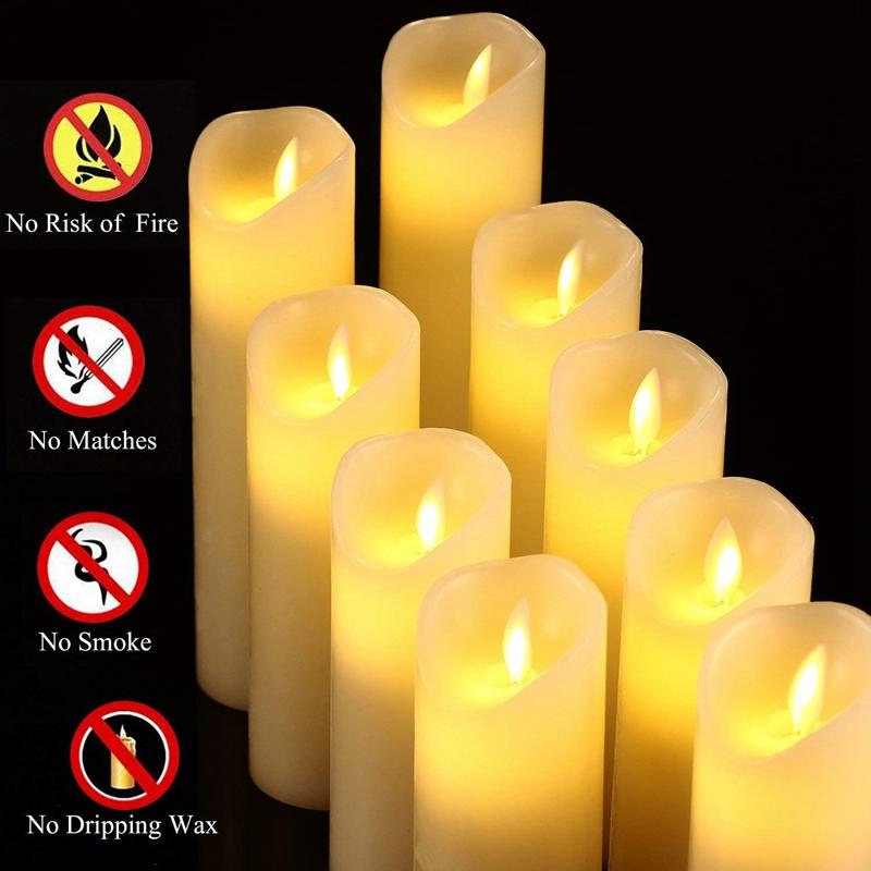 Flameless Candles Battery Operated Candles 4 Inch 5 Inch 6 Inch 7 Inch ...
