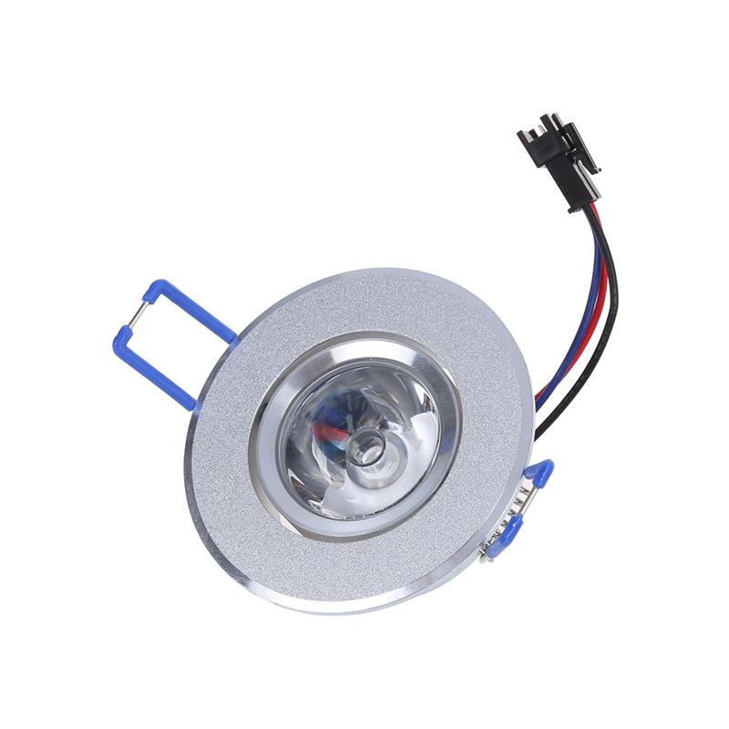 3W RGB LED Ceiling Light Bulb Fixture Lamp + Driver + 24 Key 16 Color ...