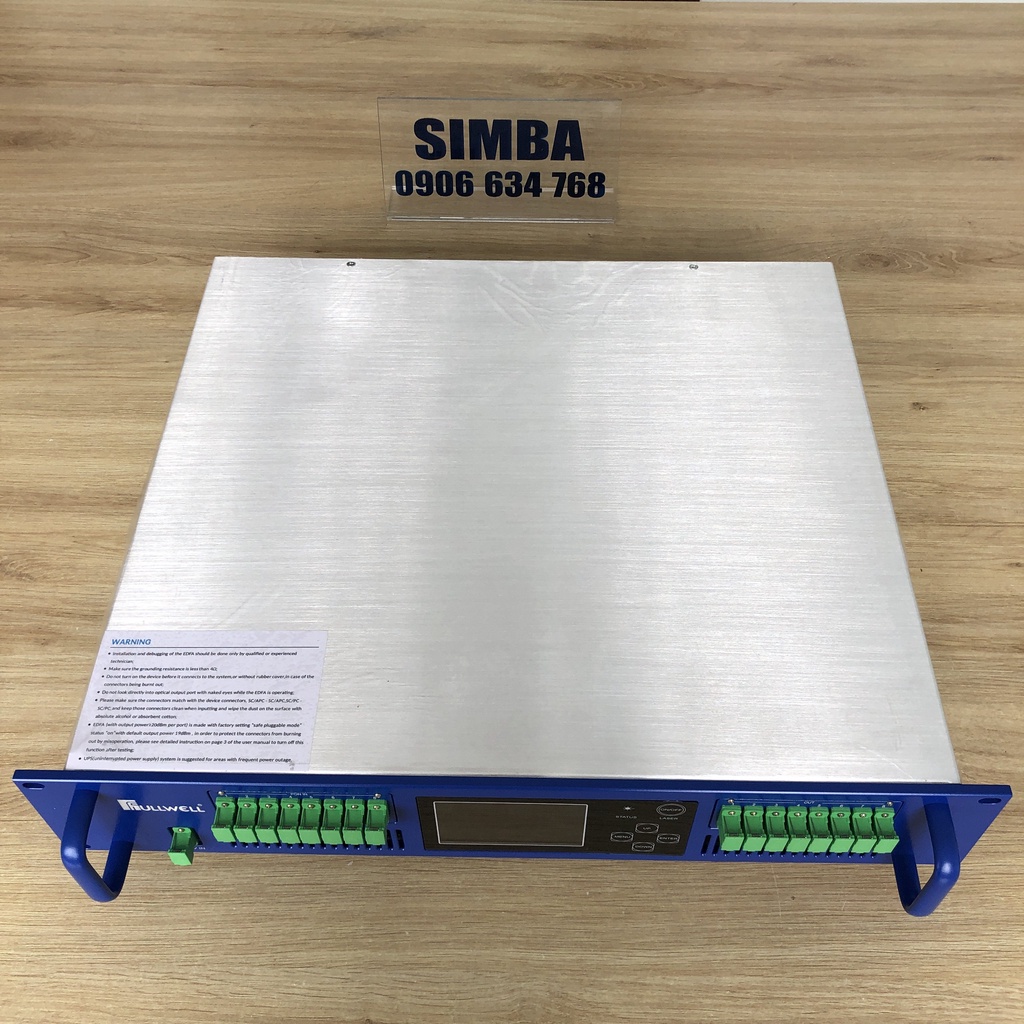 1 Bộ khuếch đại dữ liệu quang WDM 16 ngõ 19dB FWAP-1550H-16x19 Fullwell PONCATV EDFA - MixASale