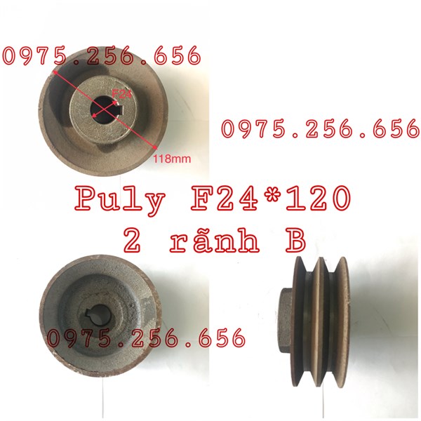 Puly 24*120mm-2 rãnh B Puly các loại | Lazada.vn