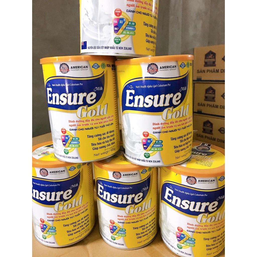 (Chính hãng 900gr) Sữa Ensure gold tăng cường sức đề kháng tốt cho tim ...