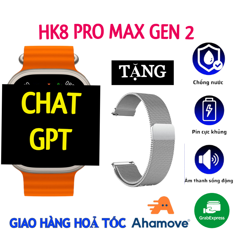Đồng Hồ Thông Minh HK8 Pro Max Gen 2 Màn Hình Super Amoled 2,12inch ...