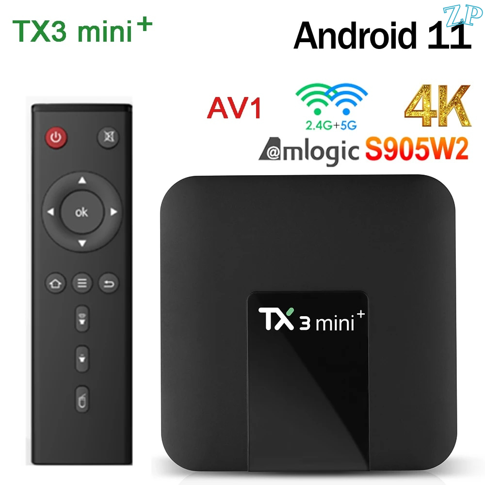 Tivi Box giọng nói TX3MiniPlus 2024 AV1 ATV11 NETFLIX 4K, TV Box giọng ...