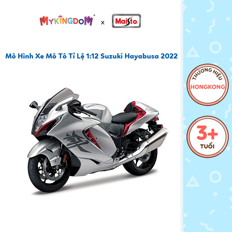 Đồ Chơi Mô Hình Xe Mô Tô Tỉ Lệ 112 Suzuki Hayabusa 2022 MAISTO ...