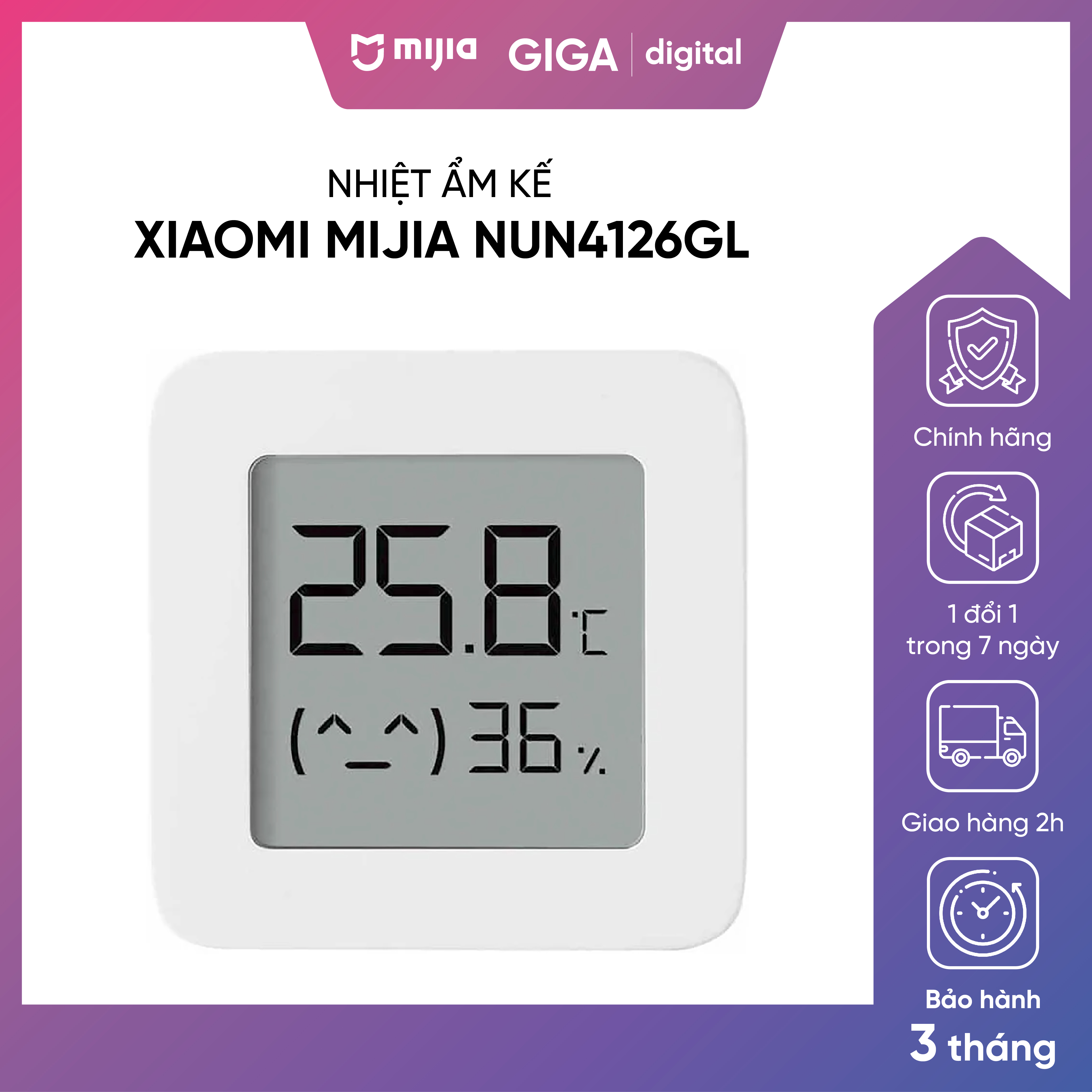 [HCM] Nhiệt ẩm kế Xiaomi Mijia gen 2 (Mi Temperature and Humidity ...
