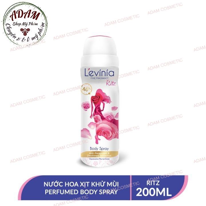 Xịt khử mùi toàn thân Levinia 200ml - Màu Hồng Ritz (L'evinia) | Lazada.vn