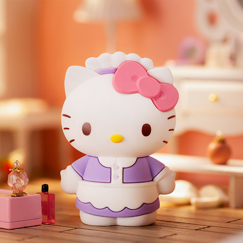 Mô hình mèo Hello Kitty điệu đà dễ thương bao gồm hộp đựng nguyên seal ...
