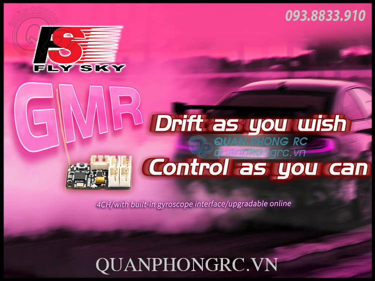 Bộ Thu Sóng FS-GMR 2.4Ghz 4CH AFHDS3 Micro Receiver Cho FlySky Noble FS ...