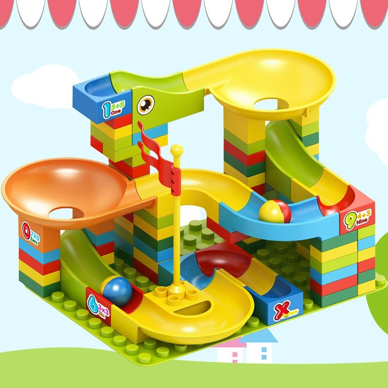 Đồ Chơi Lắp Ráp Cầu Trượt Thả Bi Tương Thích le go Duplo - 100 chi tiết ...