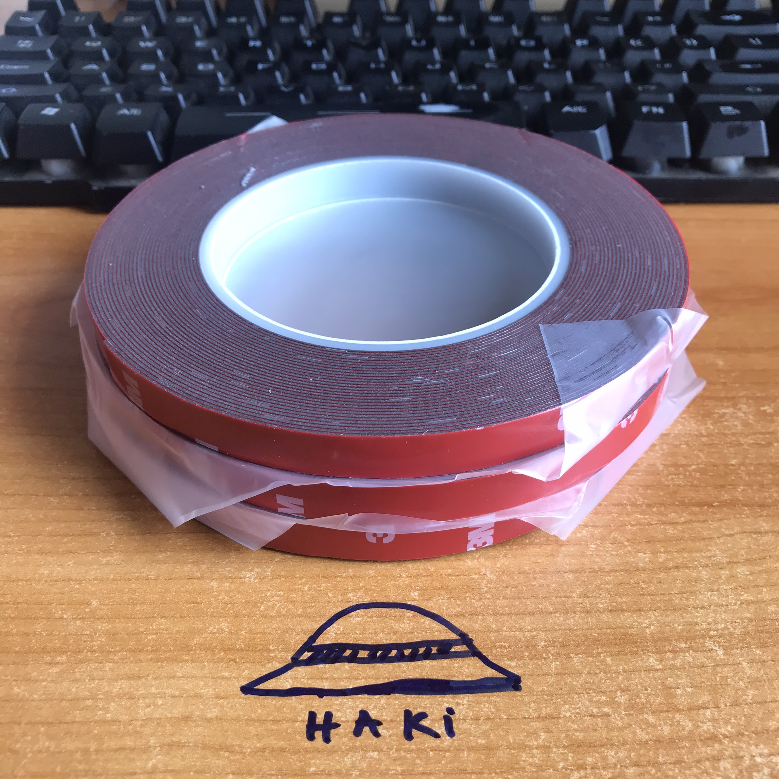 Băng keo 2 mặt siêu dính 3M; băng dính keo dán hai mặt siêu dính cường lực 3M GPL110 12mmx3m ...