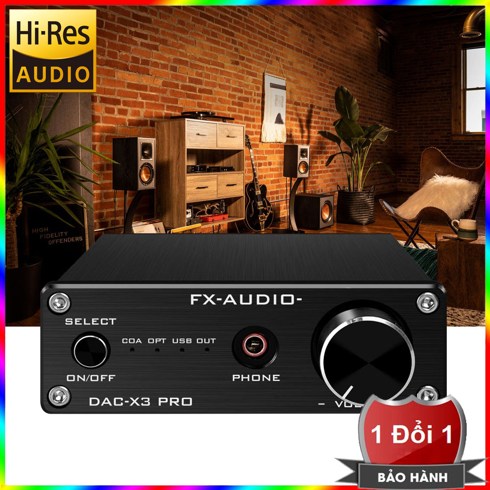 DAC giải mã âm thanh FX-AUDIO X3 Pro - Bộ giải mã âm thanh FX AUDIO X3 ...