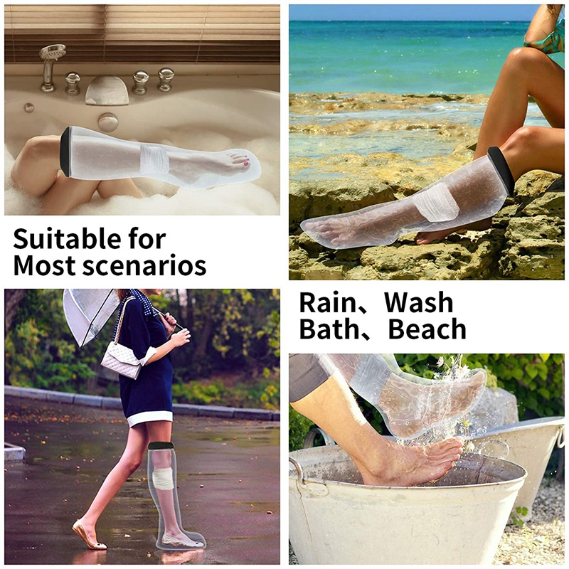 Waterproof Cast Shower Cover Leg for Adults Foot and Lower Leg Cast ...