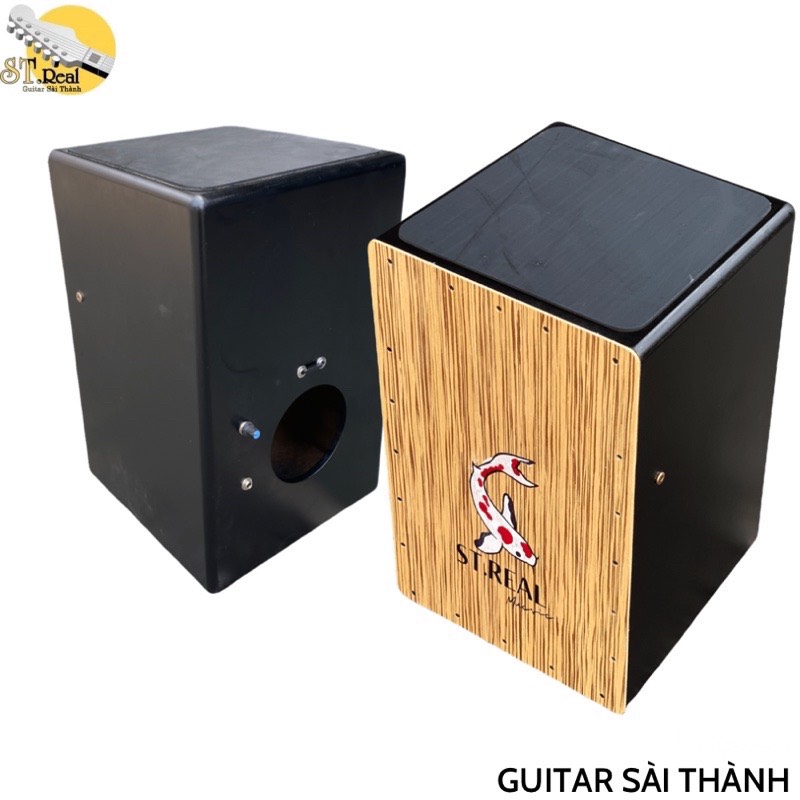 (Miễn Phí Ship) Trống cajon AB có lắp EQ chơi với loa biểu diễn độc tấu ...