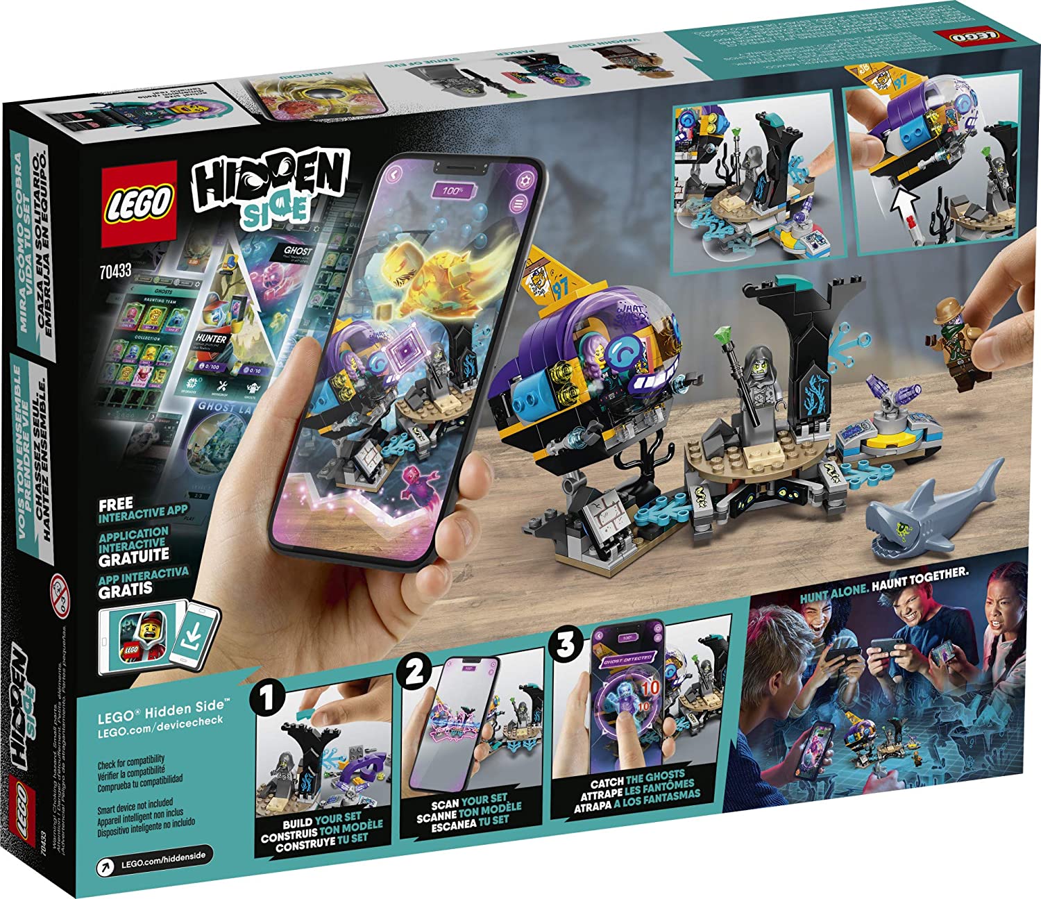 【From Denmark】LEGO Hidden Side JB's Submarine 70433 Augmented Reality ...