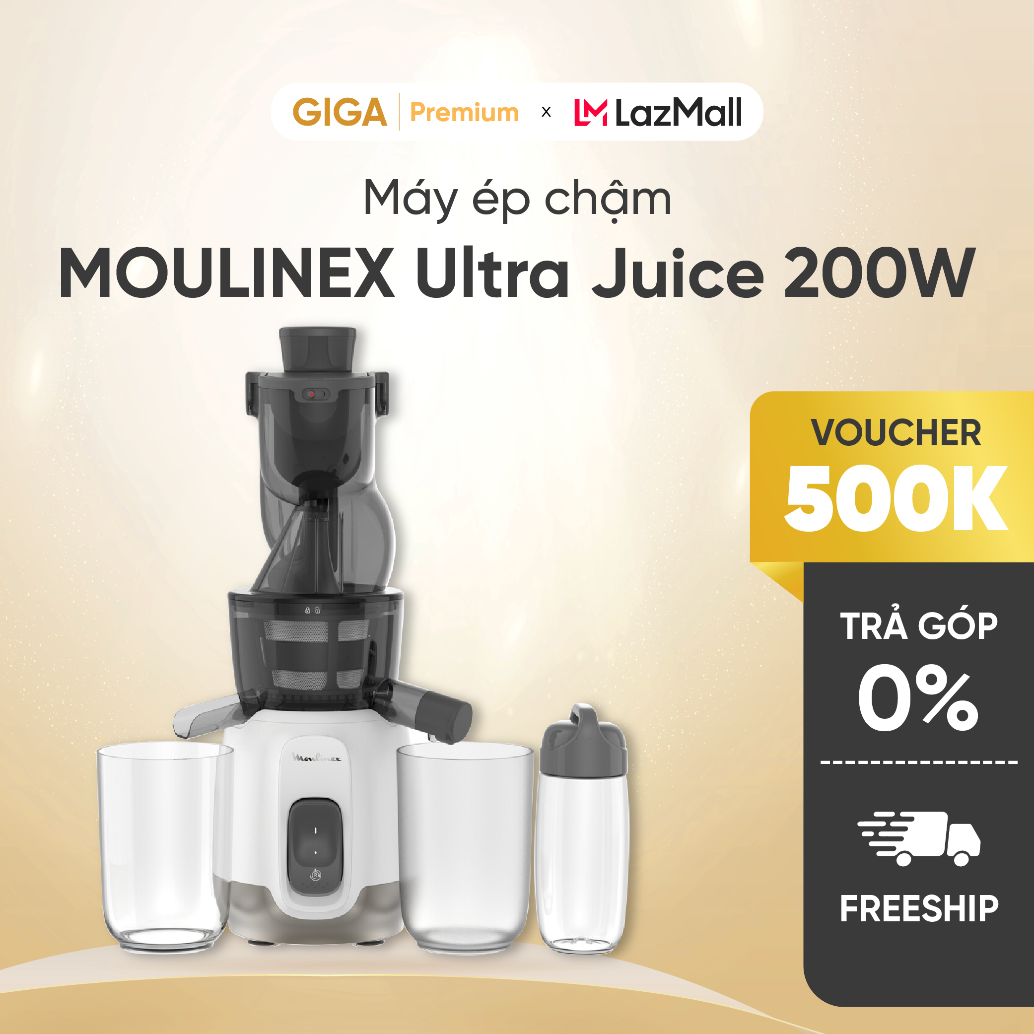 Máy ép chậm MOULINEX Ultra Jiuce 200W Grey Makers | Lazada.vn