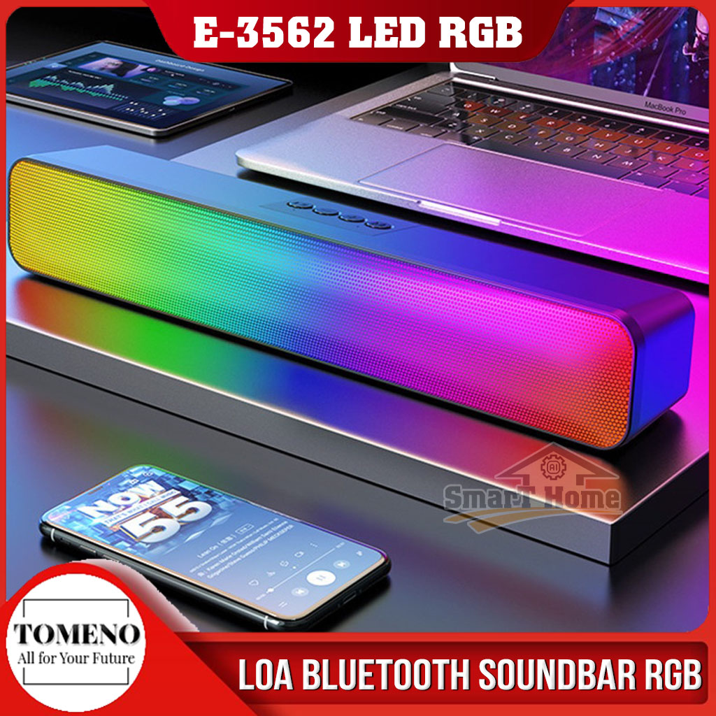 Loa Bluetooth Bass Mạnh SoundBar E3562 LED RGB - Loa Soundbar Kết Nối ...