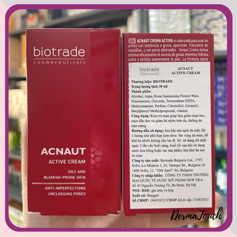 Kem Biotrade Acnaut Chấm Mụn Giảm Sưng Biotrade Acnaut Active Cream ...