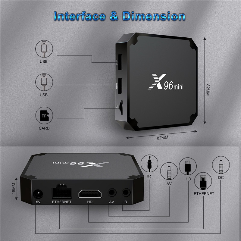 ƯU ĐÃI GIÁ SỐCFREESHIP Android Tivi Box X96 mini - Phiên bản New 2023 - Android 11 - 2G Ram và ...