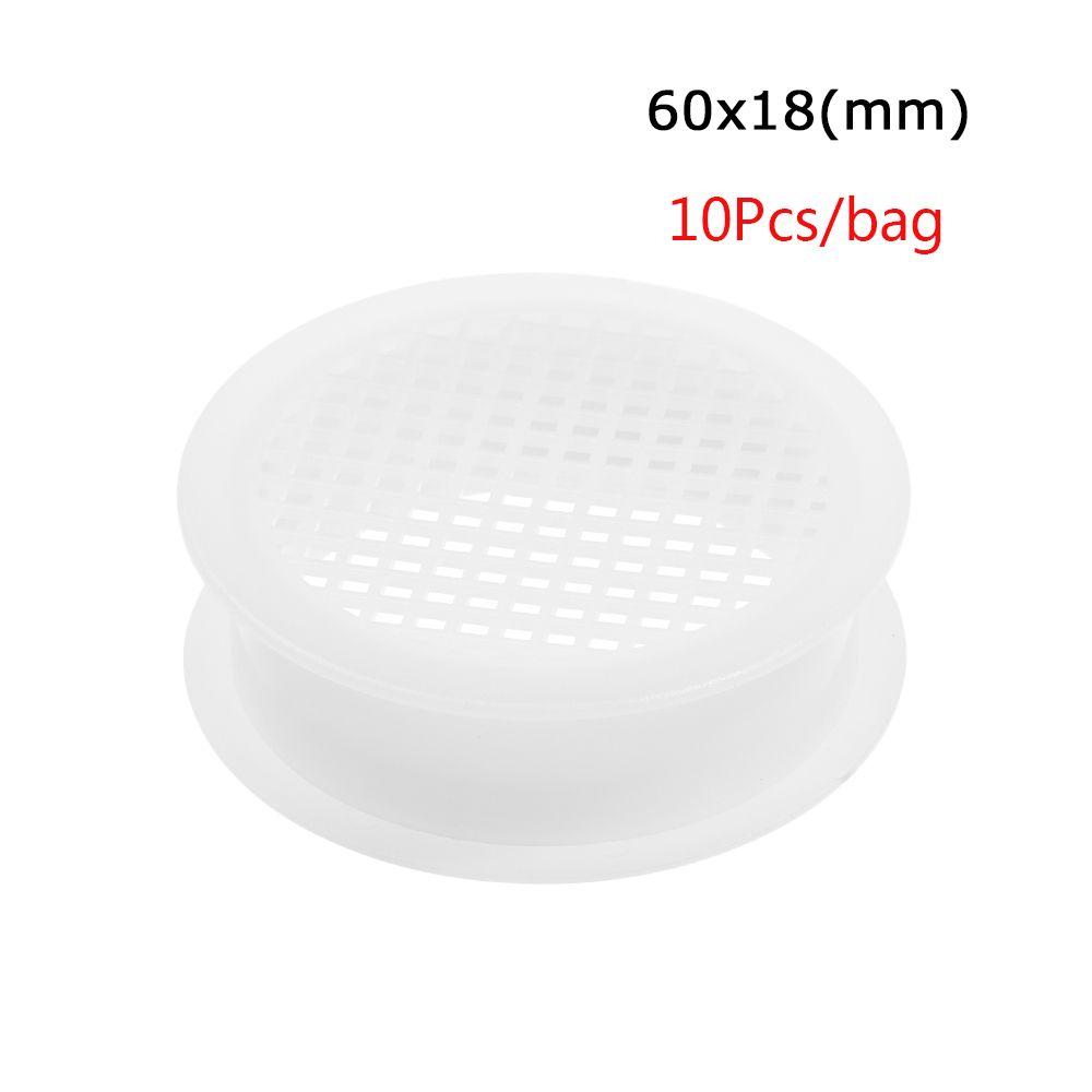 5210A 10/20Pcs ฮาร์ดแวร์เฟอร์นิเจอร์ ตู้เสื้อผ้า บานเกล็ด ปลอกยาง ตู้รองเท้า ฝาปิดช่องระบายอากาศ ...