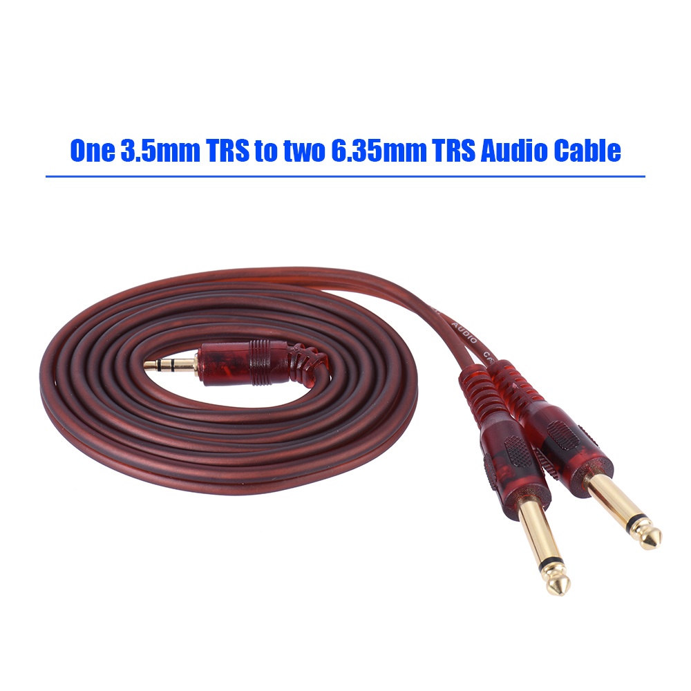Jack 3.5mm to 6.35mm Adapter Audio Cable for Mixer Amplifier CD Player ...