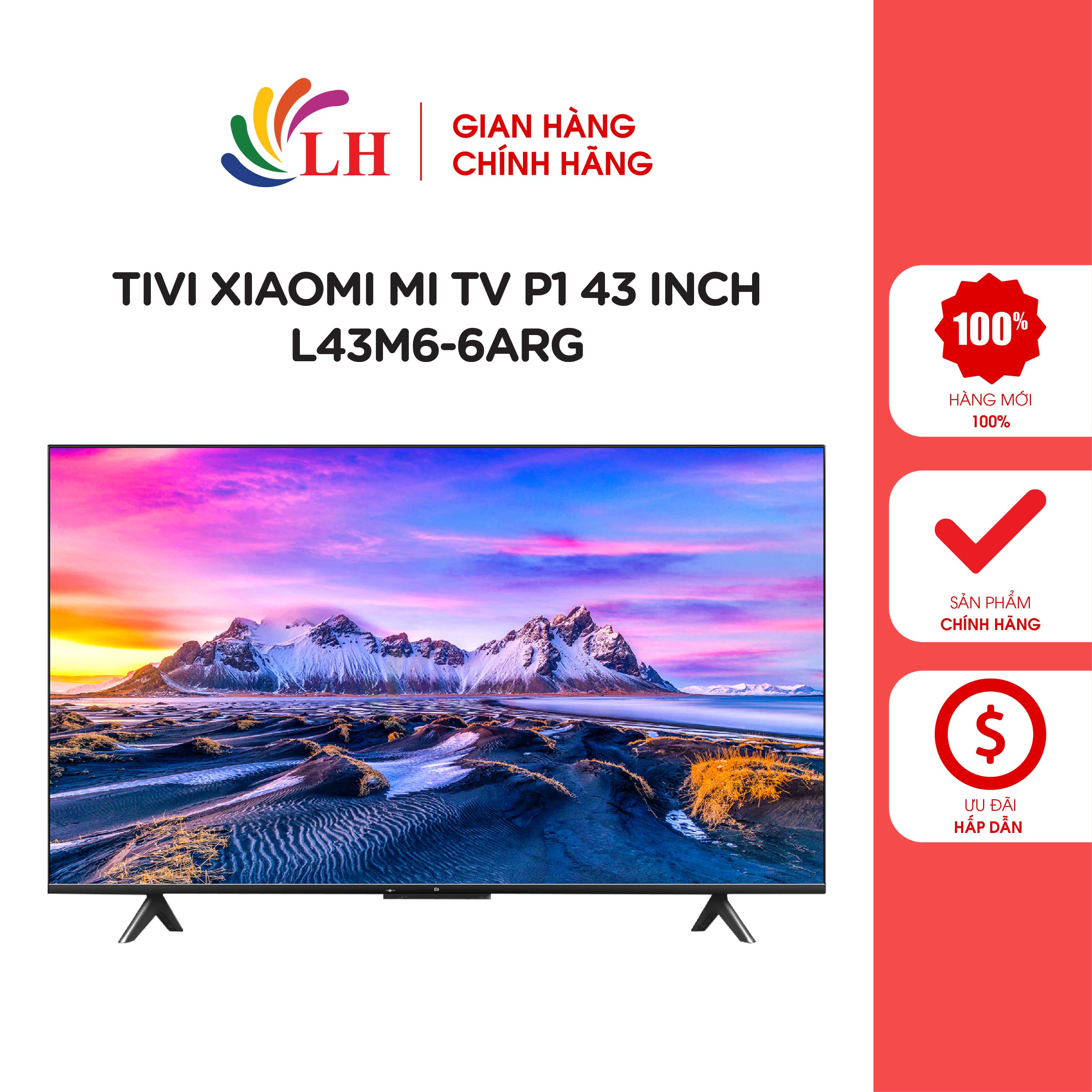 Tivi Xiaomi Mi TV P1 43 inch L43M6-6ARG - Hàng chính hãng - Thiết kế ...