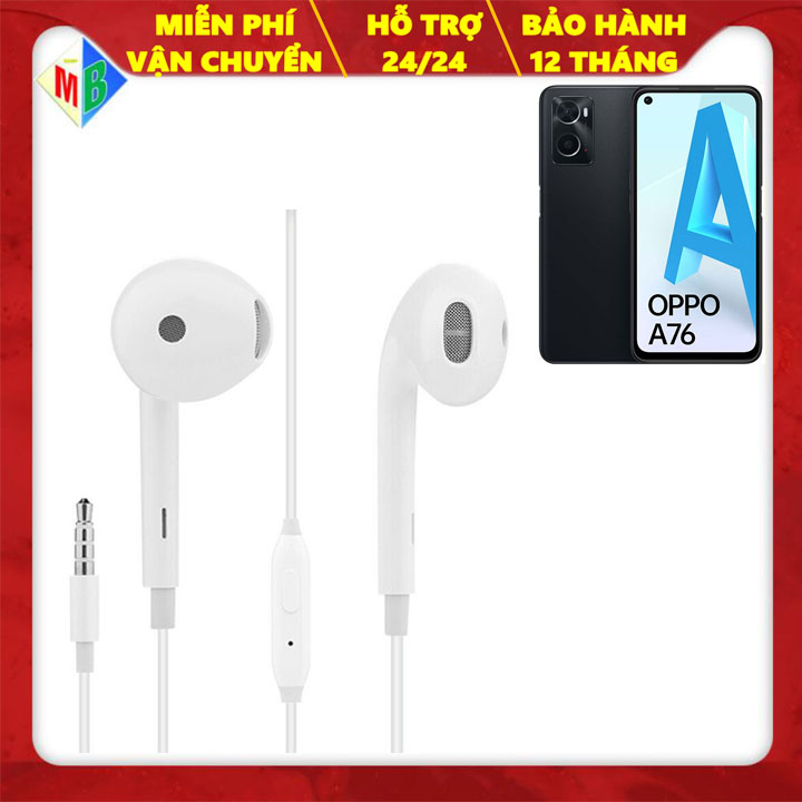 Tai Nghe Cho OPPO A76 Nghe Siêu Hay Chui Tròn Jack 3.5mm Chính Hãng ...