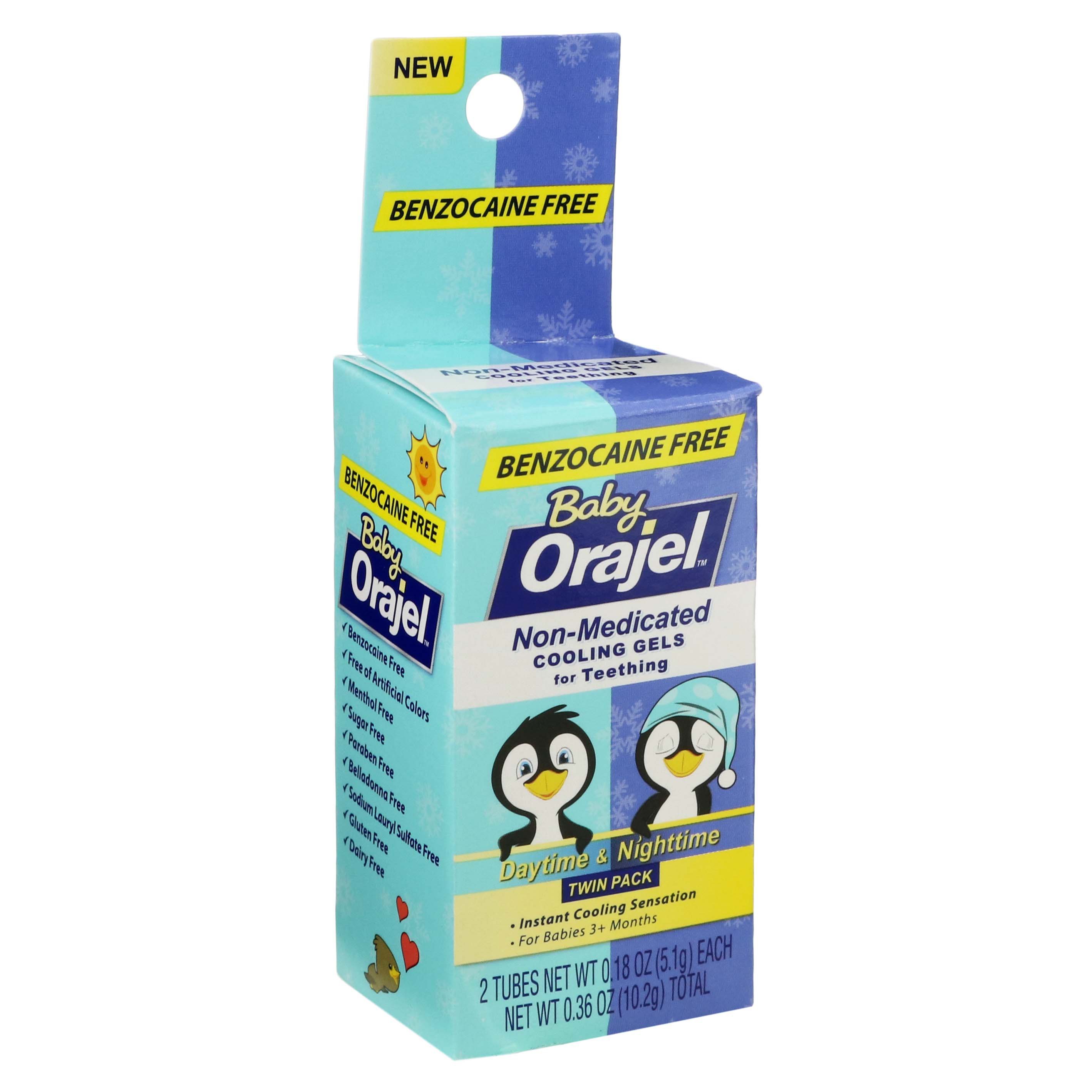 Orajel Baby Cooling Swabs For Teething, Drug-Free, 12 Swabs