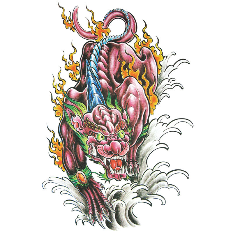 Temporary tattoo stickers waterproof durable male and female arms chest ...