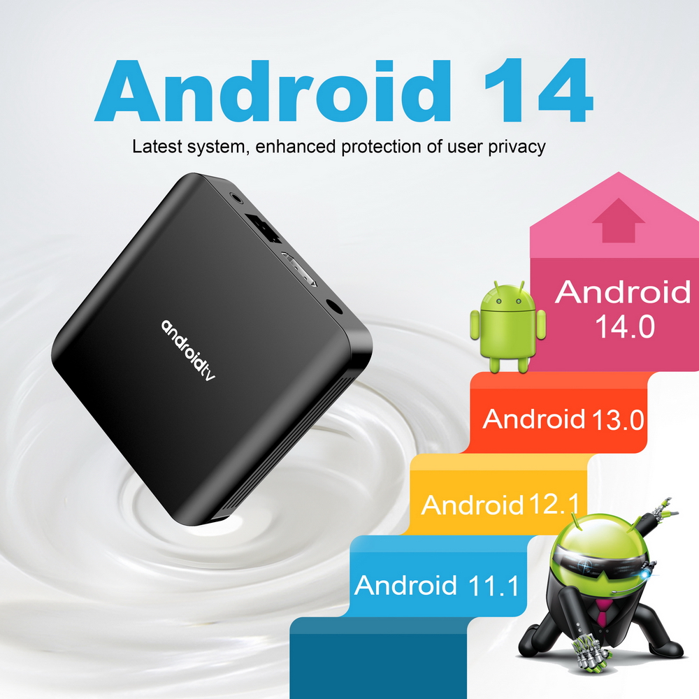 Android TV Box Tv98 Plus 8K Crack ATV 14 Voice Việt Nam 300 Kênh ...