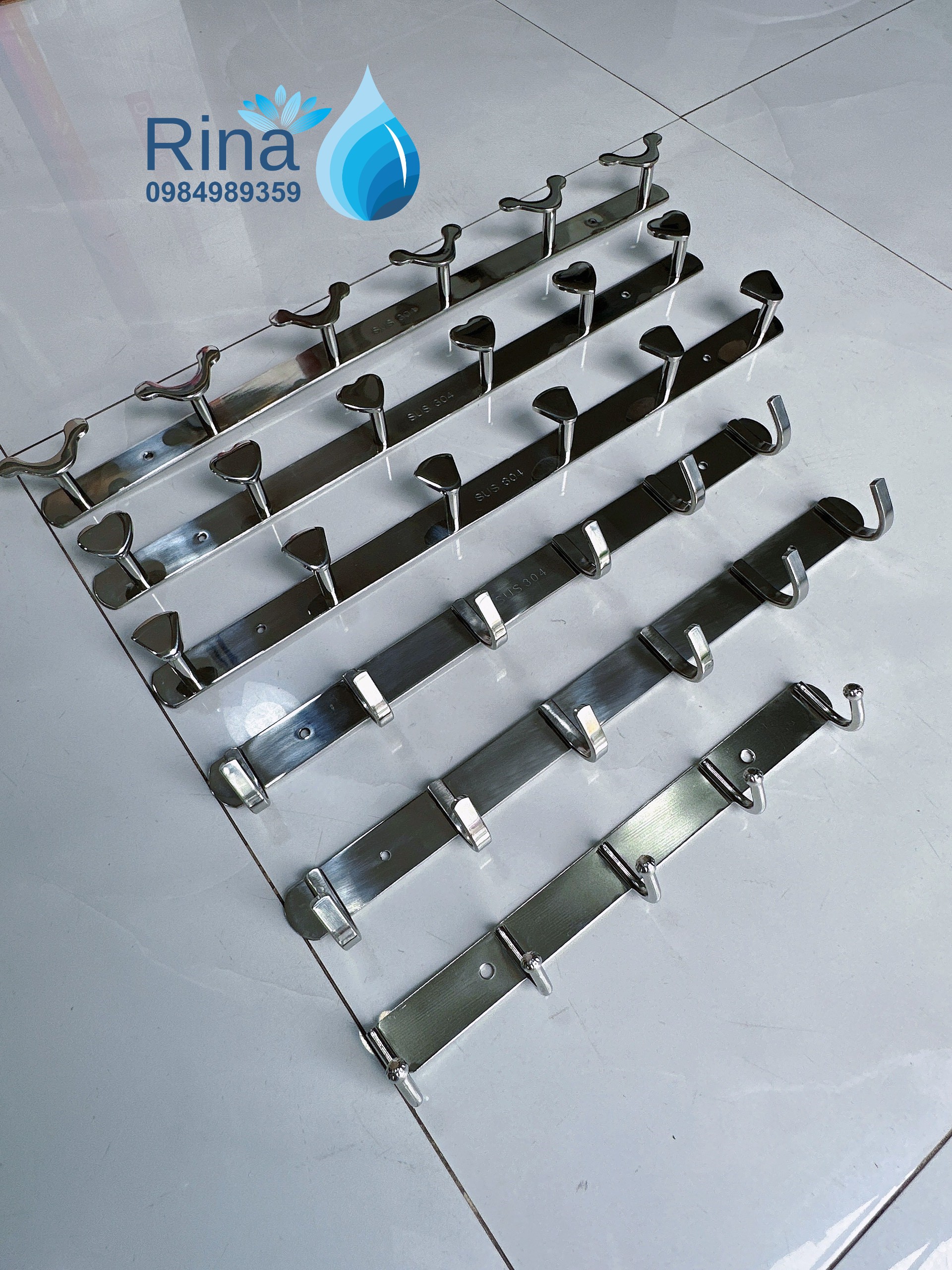 ( Dán Tường - Có Lỗ Khoan ) Móc Treo Đồ Móc Treo Quần Áo Nhà Tắm Sau ...