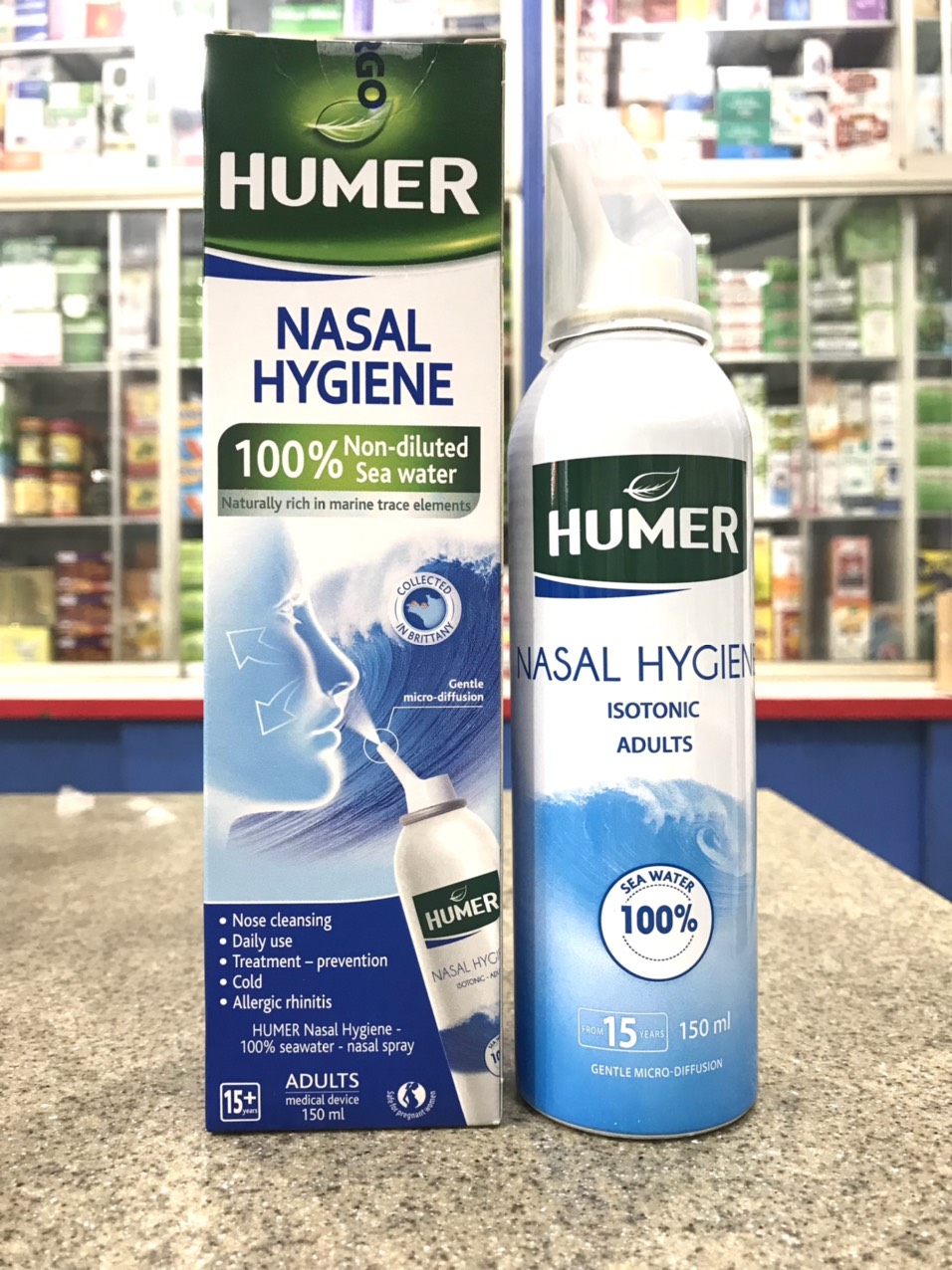 Dung dịch xịt mũi HUMER NASAL HYGIENE xuất xứ pháp cho người lớn và trẻ ...