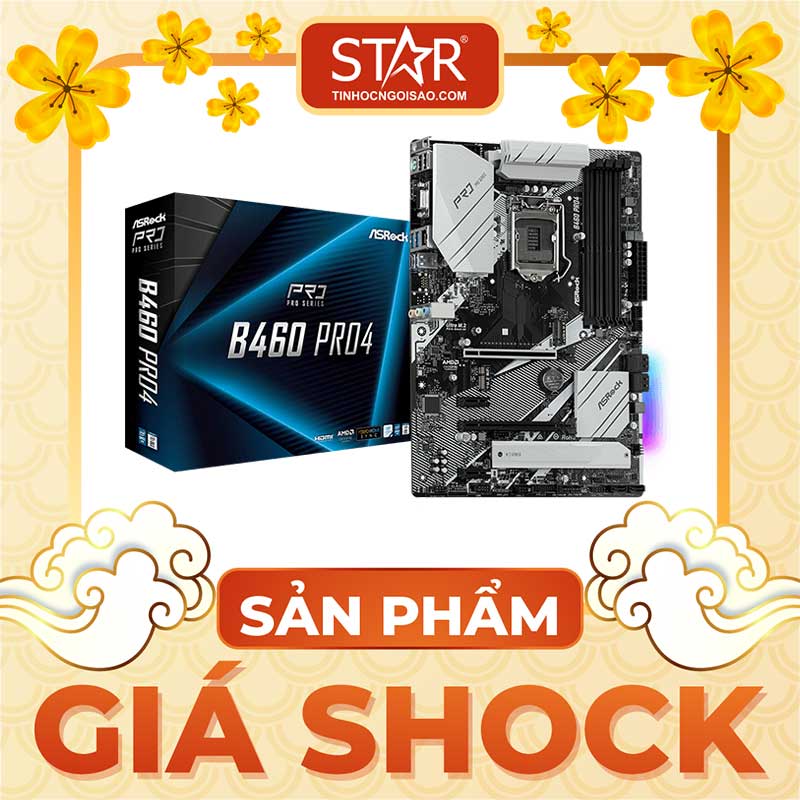 Mainboard Asrock B460 Pro 4 (B460 Pro4) | Lazada.vn