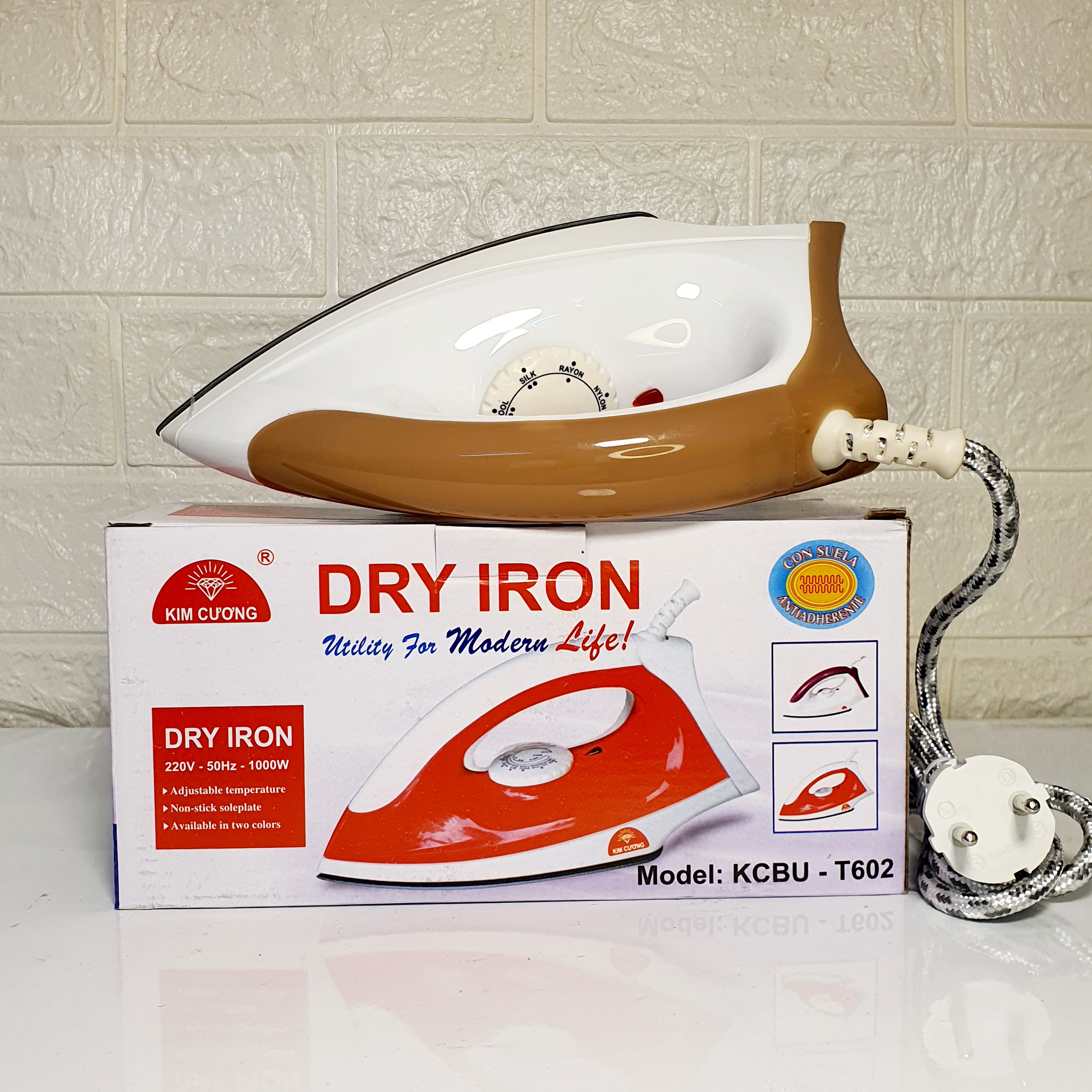 Bàn Ủi Khô Kim Cương KC-T602 Nóng Nhanh Nhiệt Độ Chuẩn Tiện Dụng và Bền Bỉ- Gia Dụng Linh Nhi ...