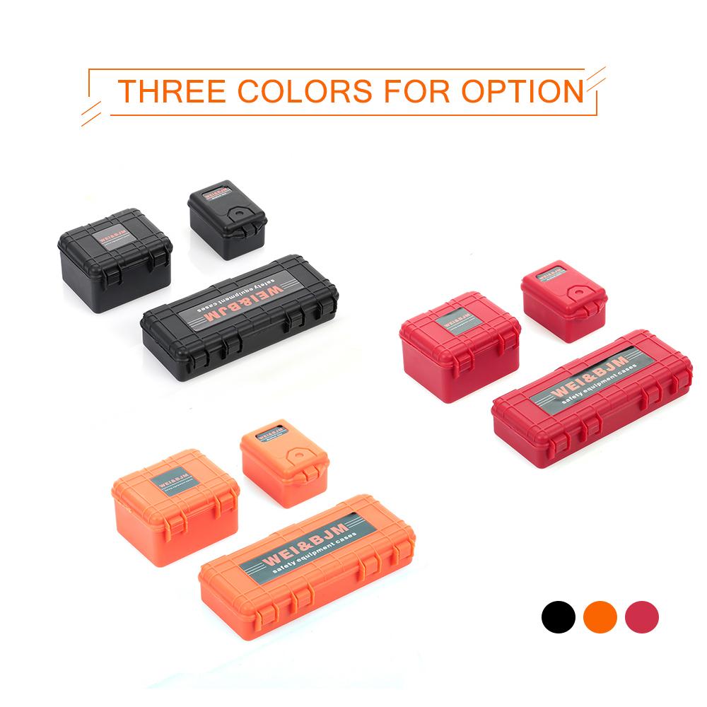 1/10 RC Car Safety Equipment Case 3pcs Decorative Tool Box Screws ...