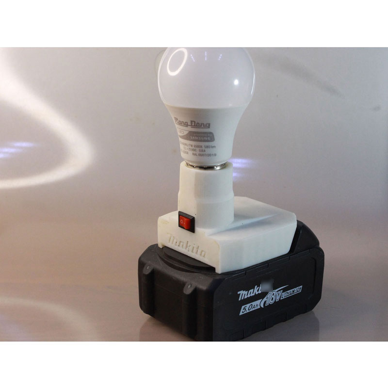 Đế Đèn Led Pin M.A.K.I.T.A 18V - 21V Chân 40MM - Ngàm Đế Đèn Led Thắp ...