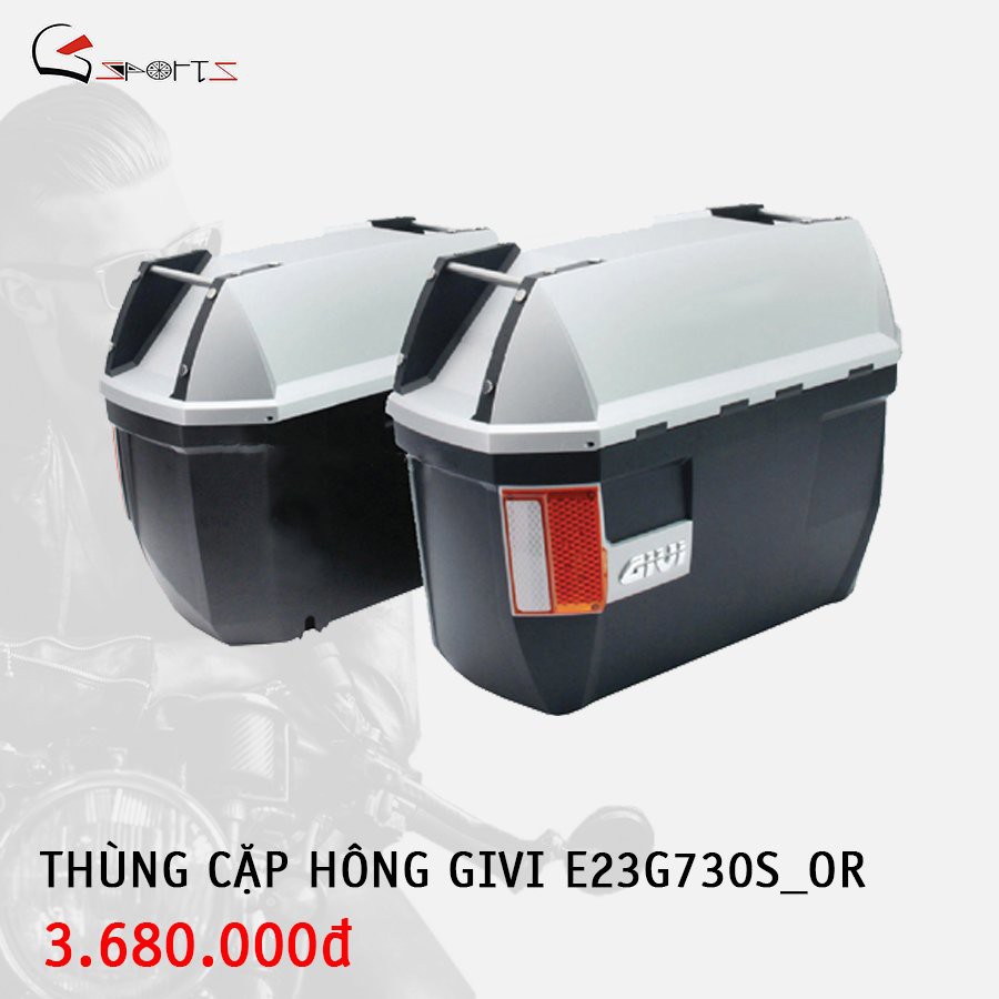 Thùng cặp hông GIVI E23 có đèn xi nhan | Lazada.vn