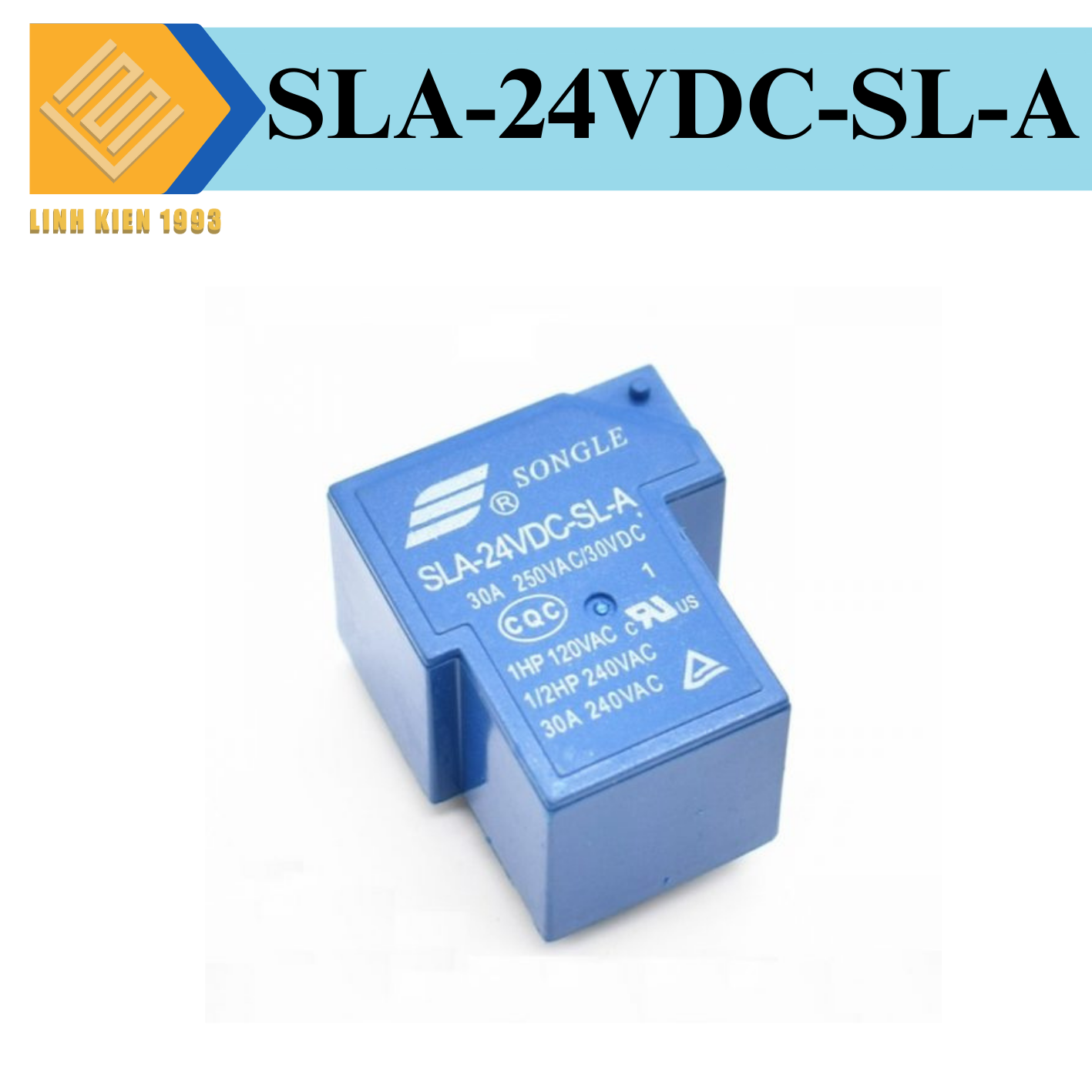 SLA-24VDC-SL-A Relay 24VDC 30A SPST 4 Chân | Lazada.vn