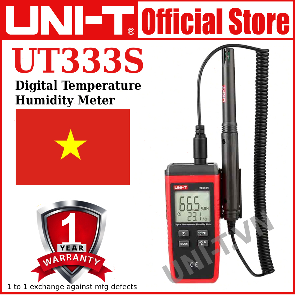 [HCM]UNI-T UT333S Digital Temperature Humidity Meter | Lazada.vn