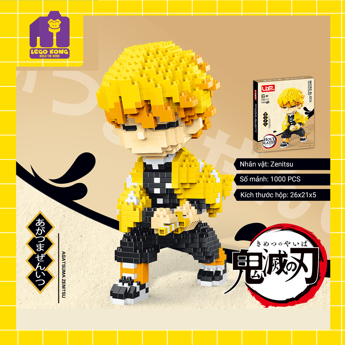 Mô hình lắp ráp Lego Demon Slayer xếp hình nhân vật Kimetsu no yaiba ...