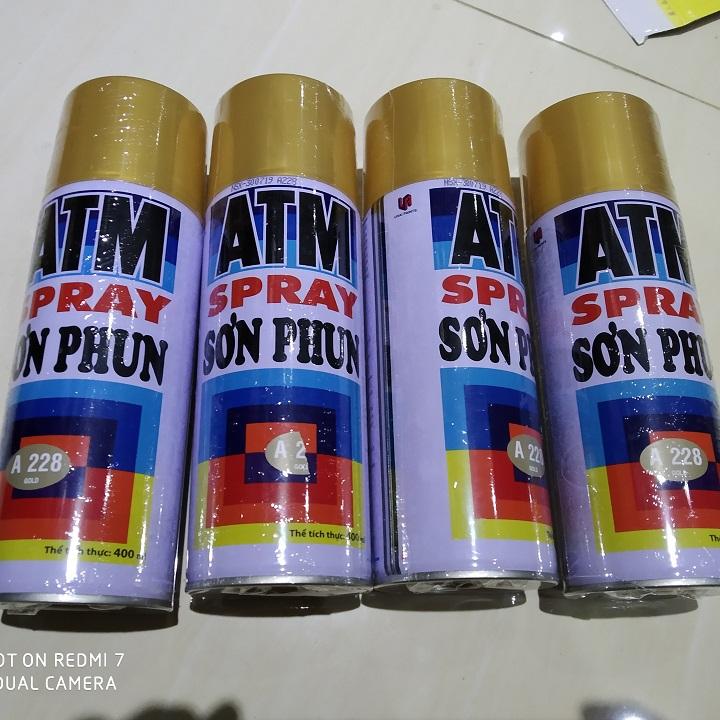 SƠN XỊT nhũ vàng đồng A228, nhũ vàng gold a400 ATM - 1 chai | Lazada.vn